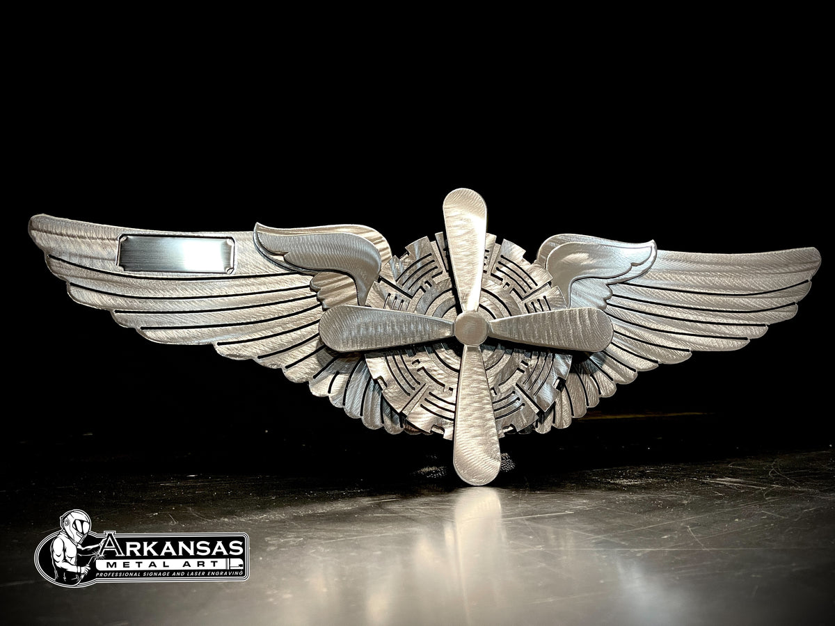 Flight Engineer Wings – Arkansas Metal Art