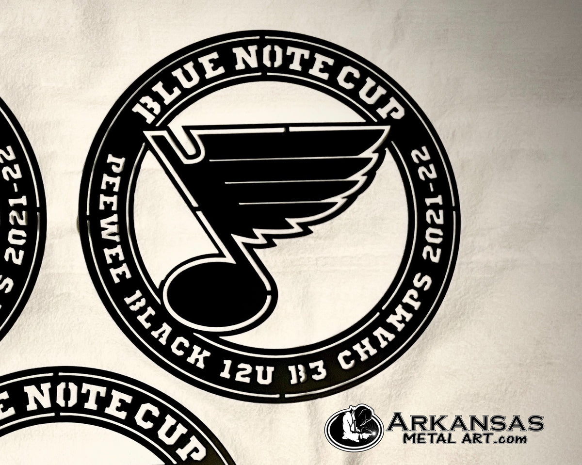 16” blue note cup champs – Arkansas Metal Art